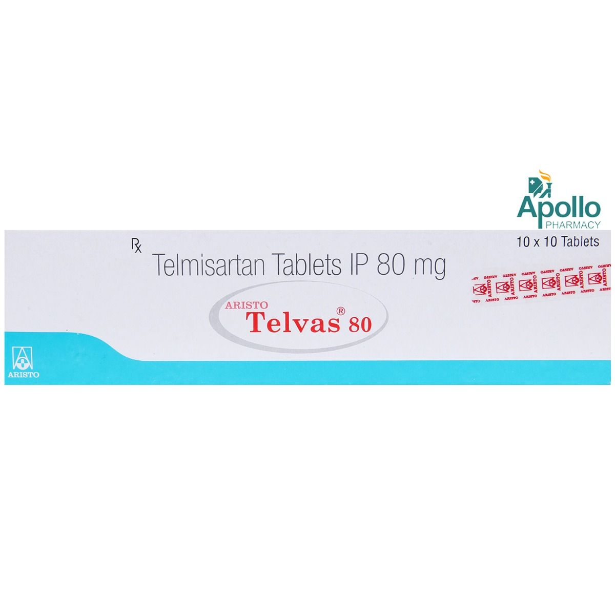 Telvas 80 Tablet | Uses, Side Effects, Price | Apollo Pharmacy