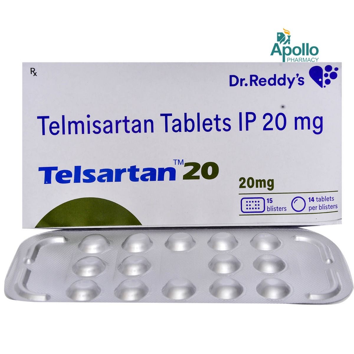 Telsartan 20 Tablet 14's Price, Uses, Side Effects, Composition ...
