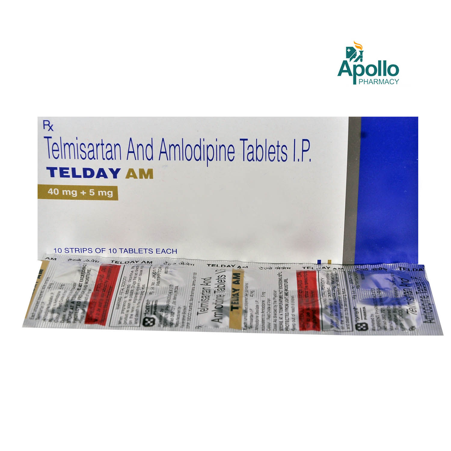 Telday AM Tablet 10's Price, Uses, Side Effects, Composition - Apollo ...