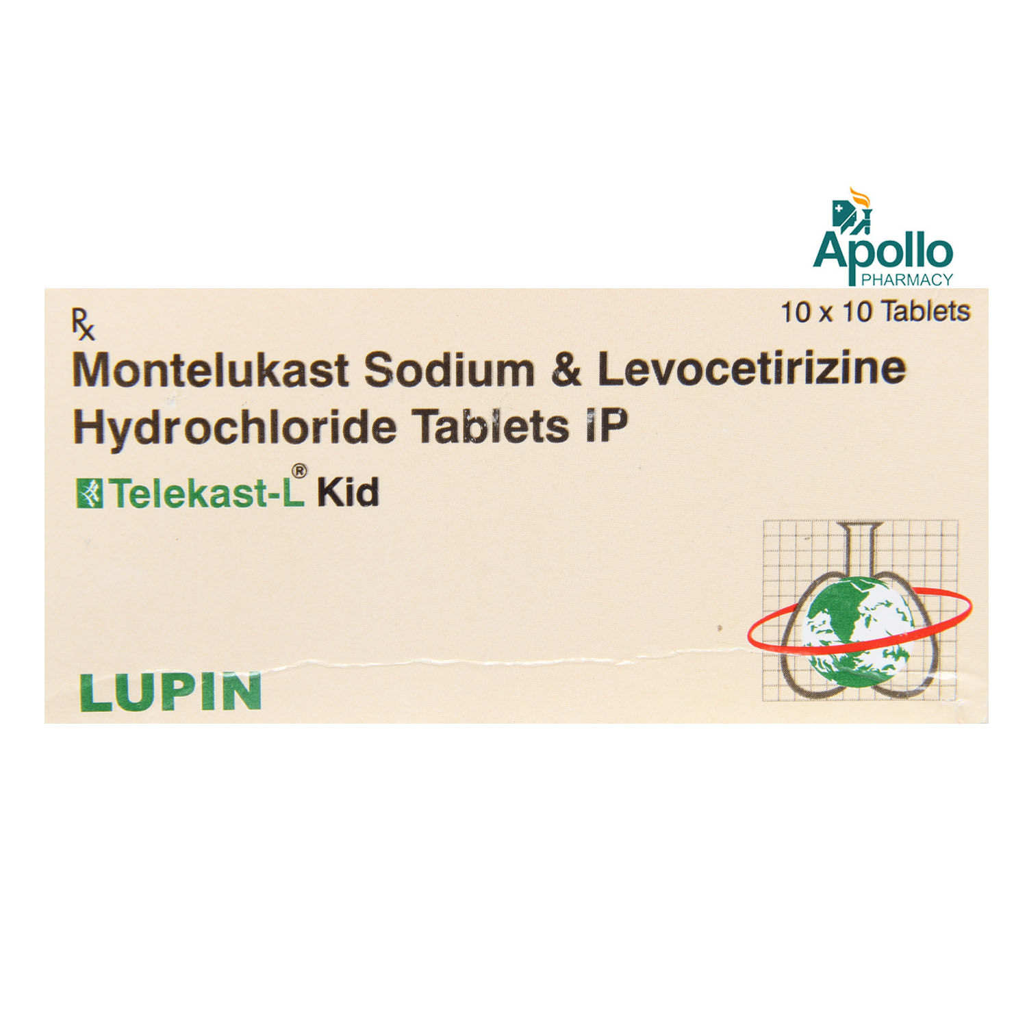 Telekast-L Kid Tablet 10's Price, Uses, Side Effects, Composition ...