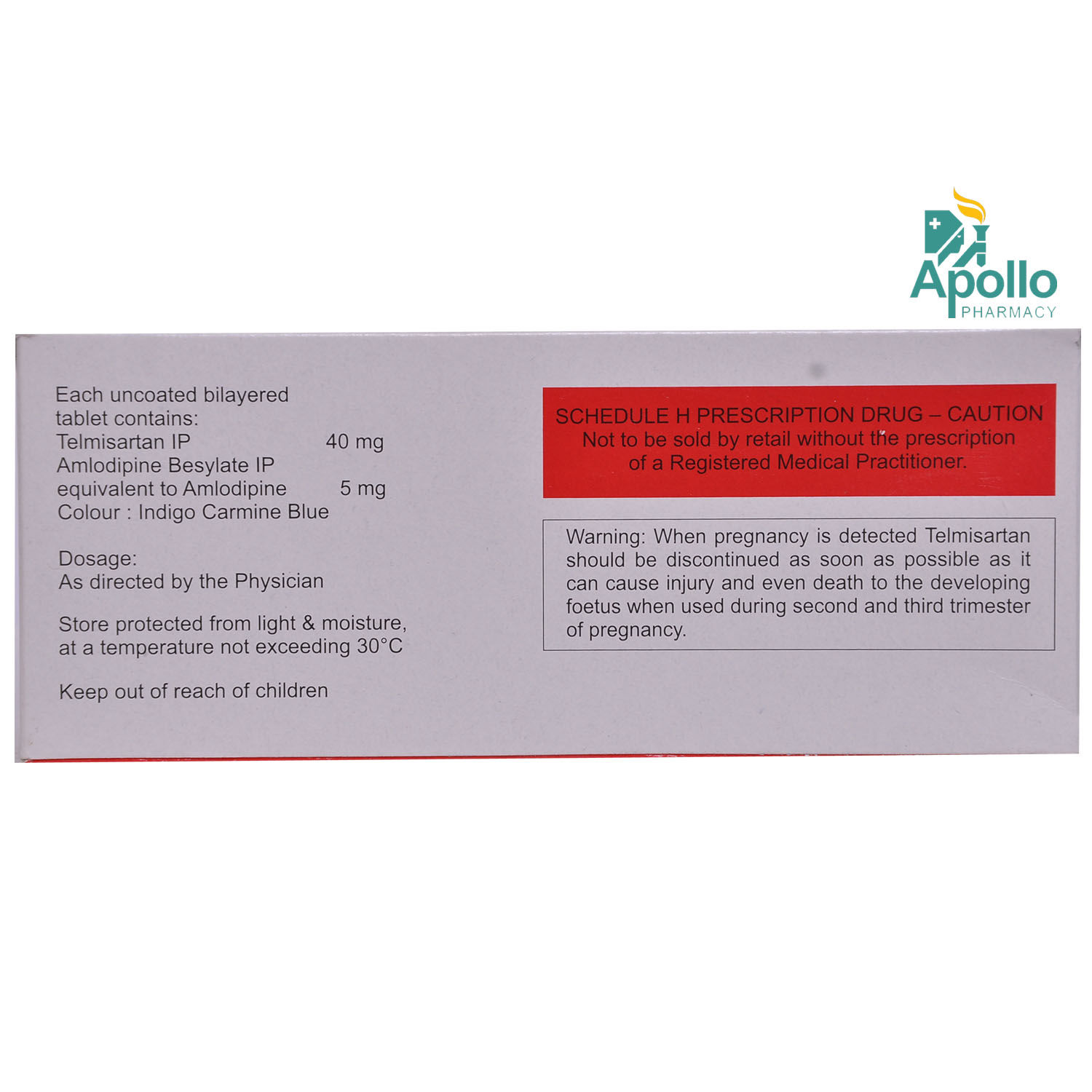 Telminorm AM 40/5 Tablet 10's Price, Uses, Side Effects, Composition ...