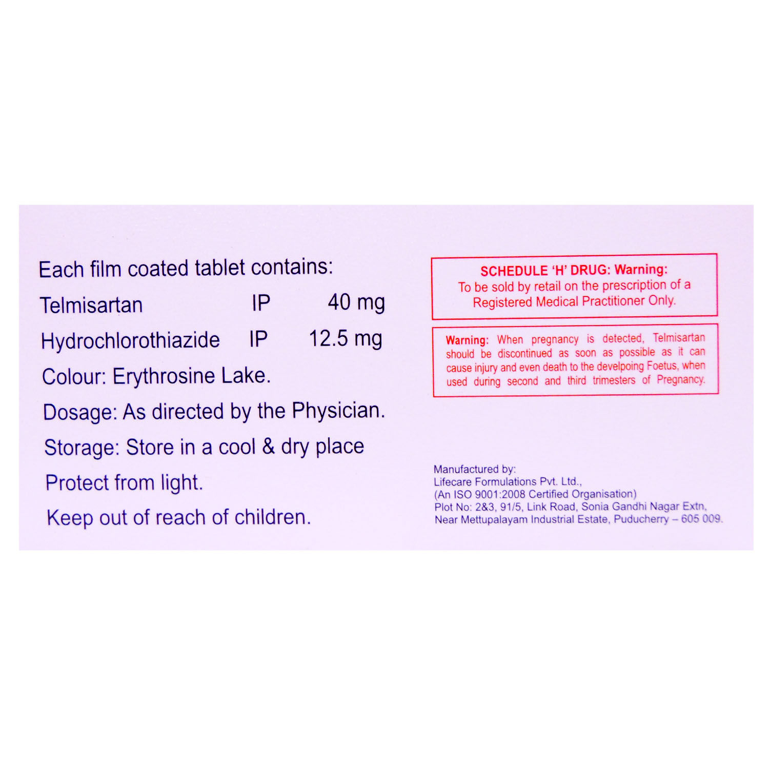 Telmiprime-H Tablet 10's Price, Uses, Side Effects, Composition ...