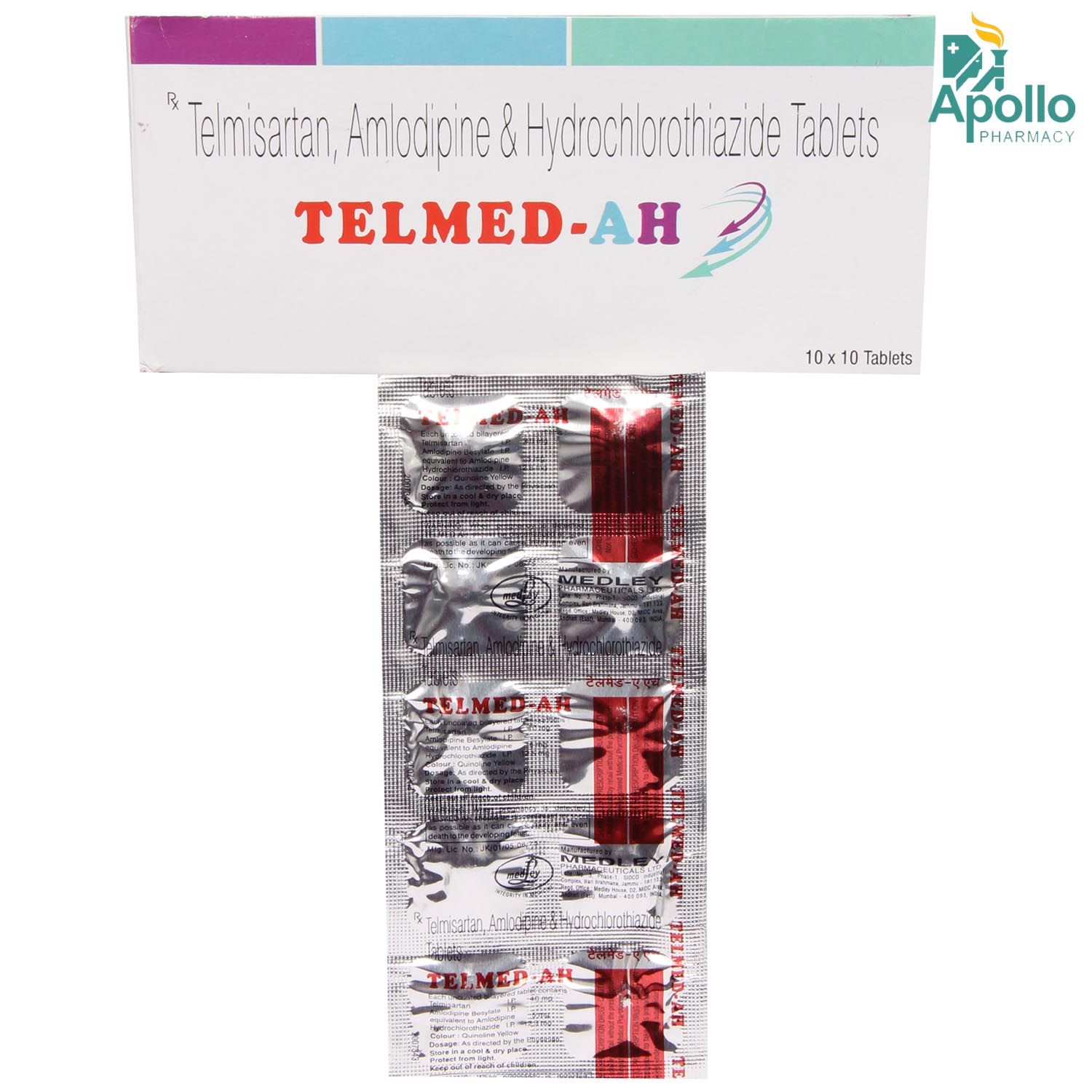 Telmed-AH Tablet | Uses, Side Effects, Price | Apollo Pharmacy