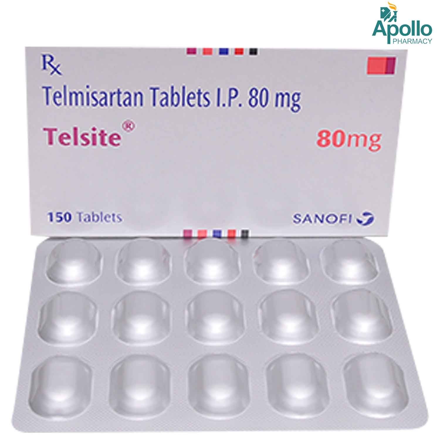 Telsite 80 mg Tablet 15's Price, Uses, Side Effects, Composition ...
