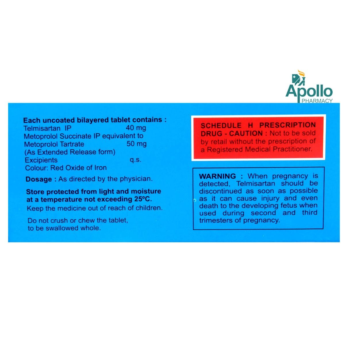 Tellzy MT 50 Tablet 10's Price, Uses, Side Effects, Composition ...