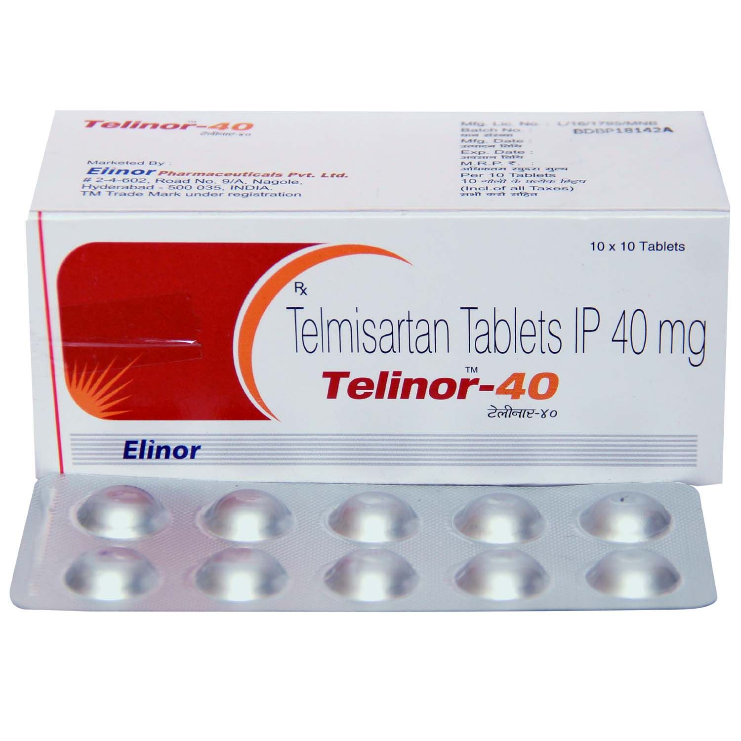 TELINOR 40MG TABLET | Uses, Side Effects, Price | Apollo Pharmacy