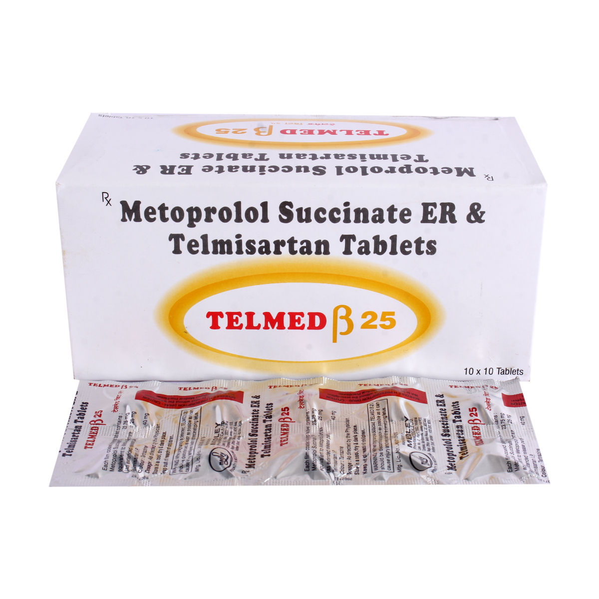 Telmed Beta 25 Tablet | Uses, Side Effects, Price | Apollo Pharmacy