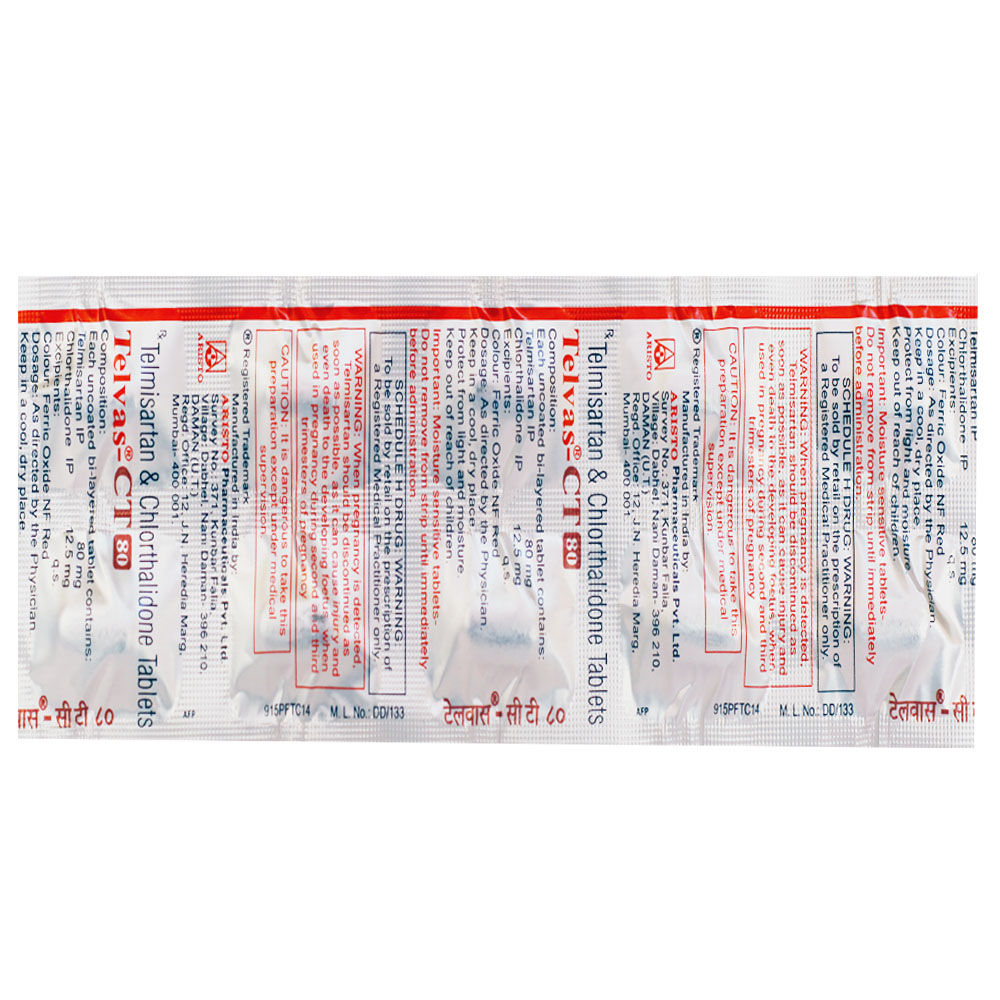 TELVAS CT 80MG TABLET Price, Uses, Side Effects, Composition - Apollo ...
