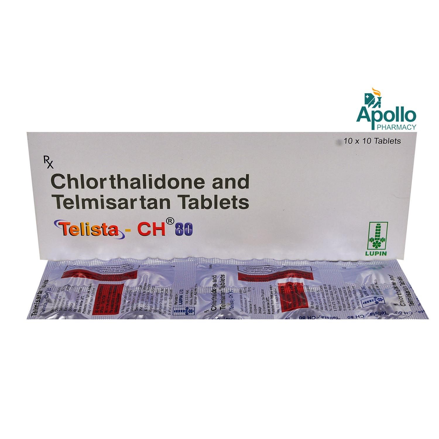 Telista CH 80 Tablet 10's Price, Uses, Side Effects, Composition ...