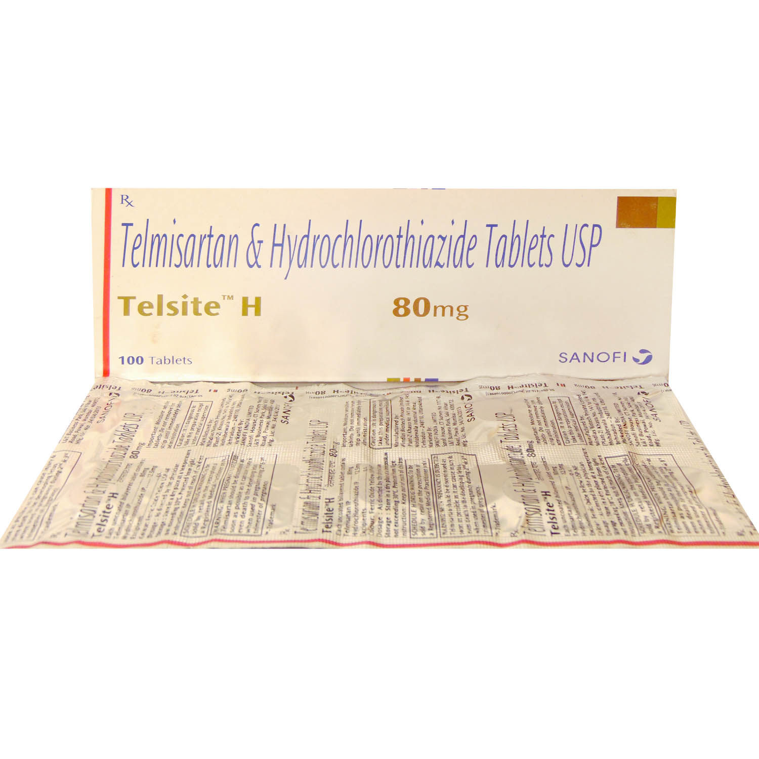 Telsite H 80 mg Tablet | Uses, Side Effects, Price | Apollo Pharmacy