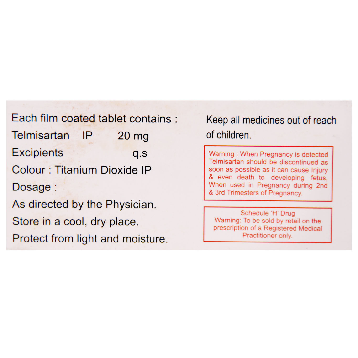 Telzox-20 Tablet 10's Price, Uses, Side Effects, Composition - Apollo ...