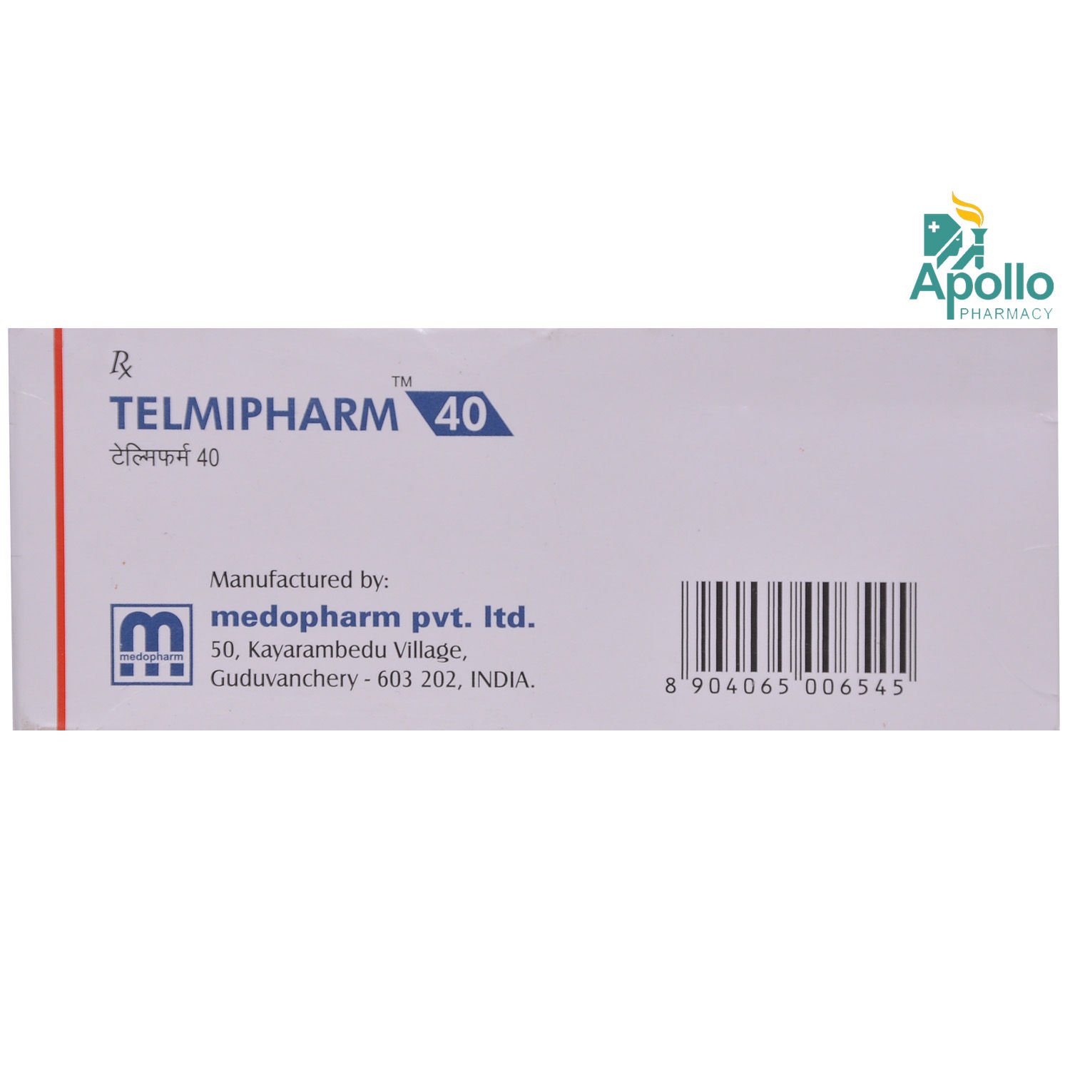 TELMIPHARM 40MG TABLET Price, Uses, Side Effects, Composition - Apollo ...