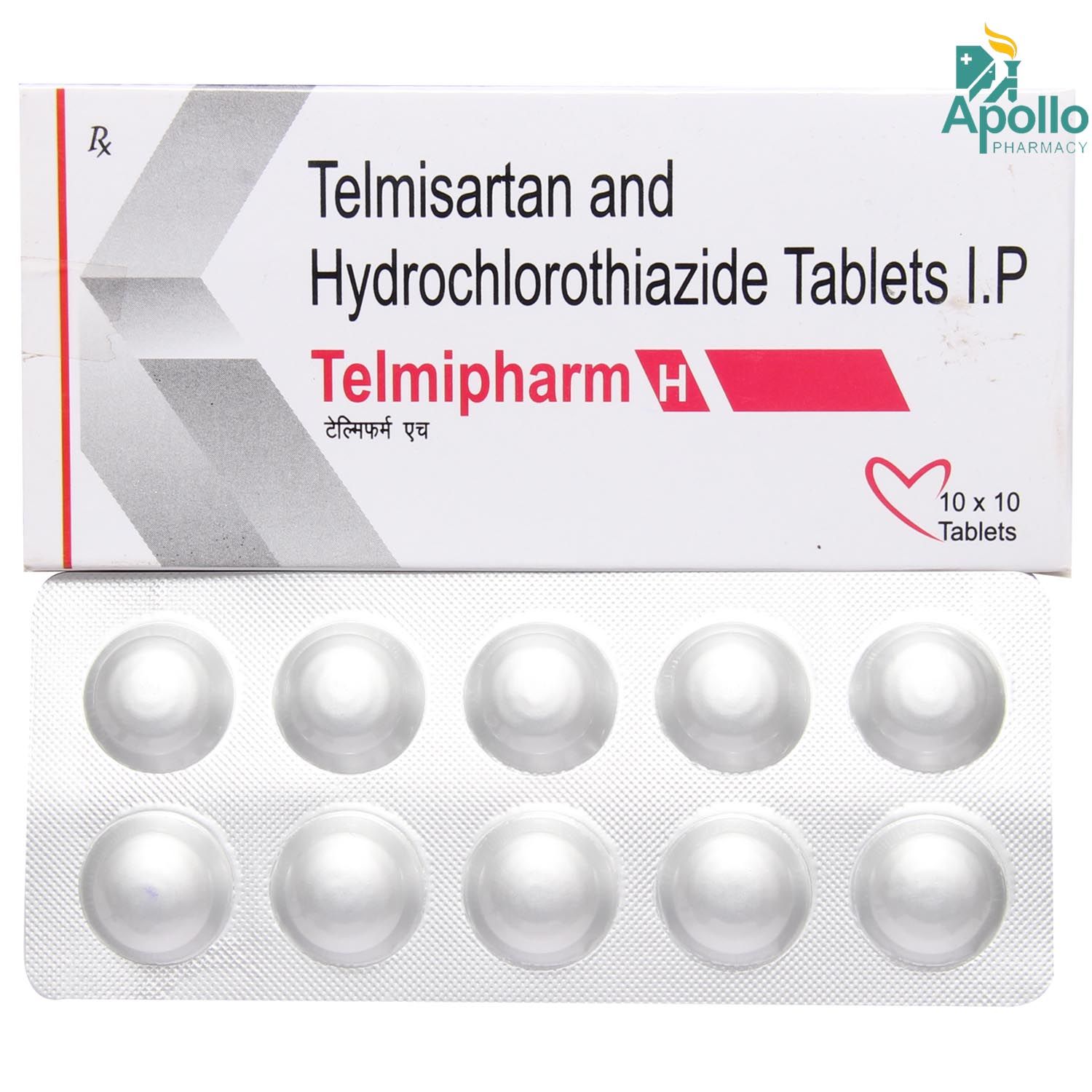 Telmipharm H Tablet | Uses, Side Effects, Price | Apollo Pharmacy