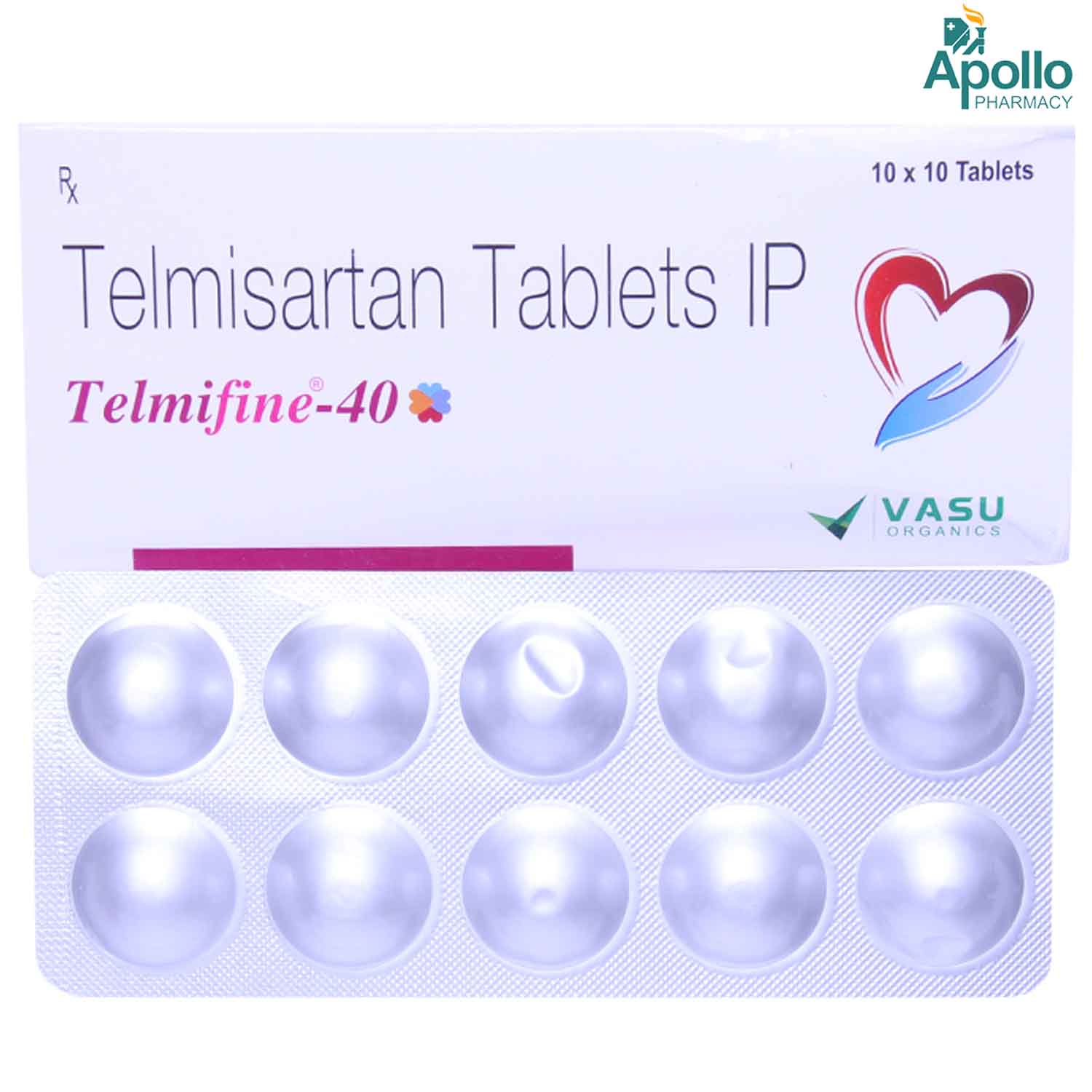 TELMIFINE 40MG TABLET | Uses, Side Effects, Price | Apollo Pharmacy