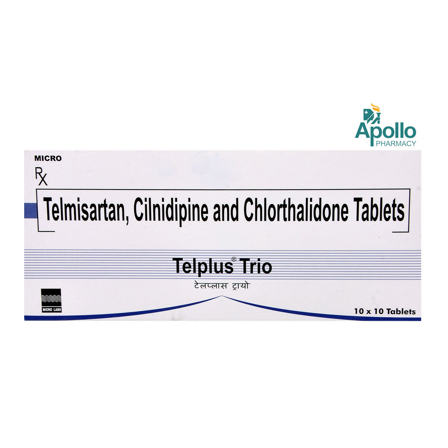 Telplus Trio Tablet 10's Price, Uses, Side Effects, Composition ...