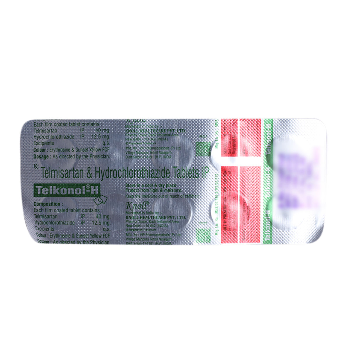 Telkonol-H Tablet 10's Price, Uses, Side Effects, Composition - Apollo ...