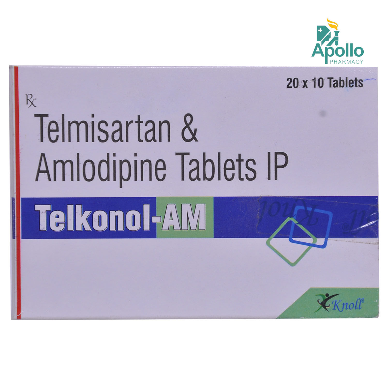 Telkonol AM Tablet 10's Price, Uses, Side Effects, Composition - Apollo ...