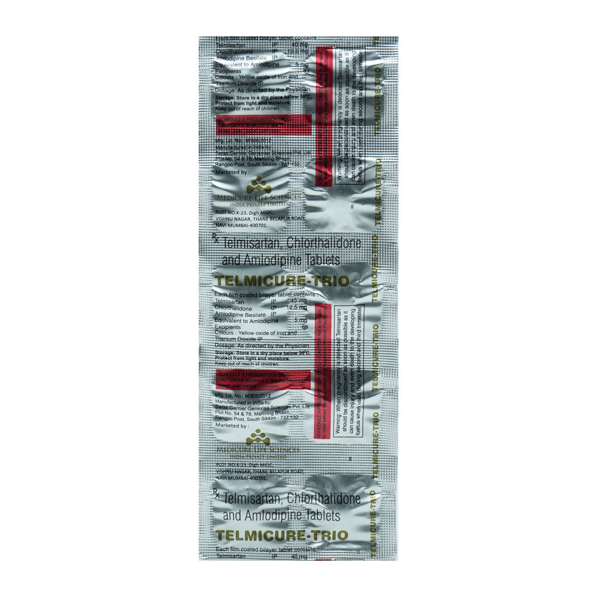 Telmicure-Trio Tablet | Uses, Side Effects, Price | Apollo Pharmacy