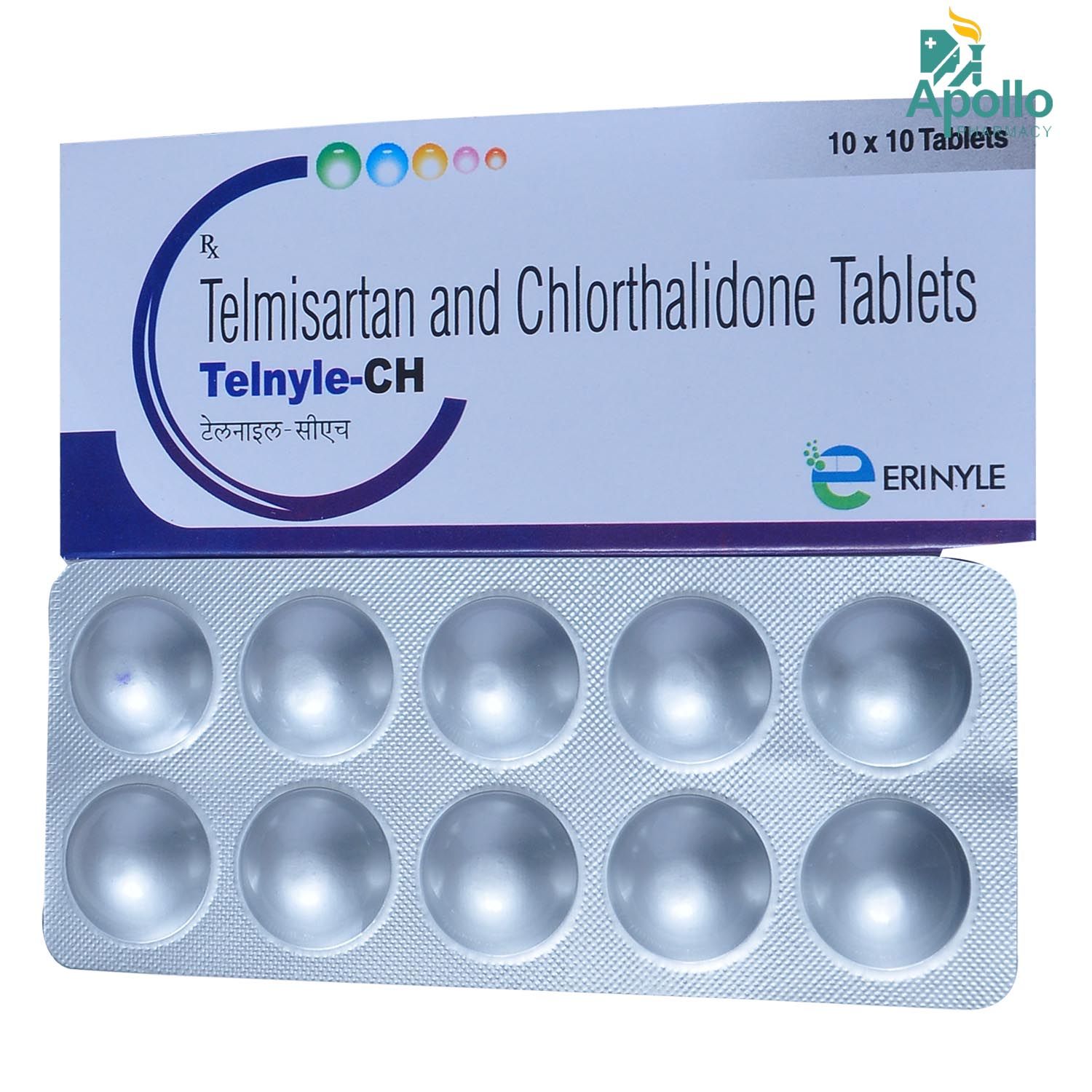 Telnyle CH Tablet 10's Price, Uses, Side Effects, Composition - Apollo ...