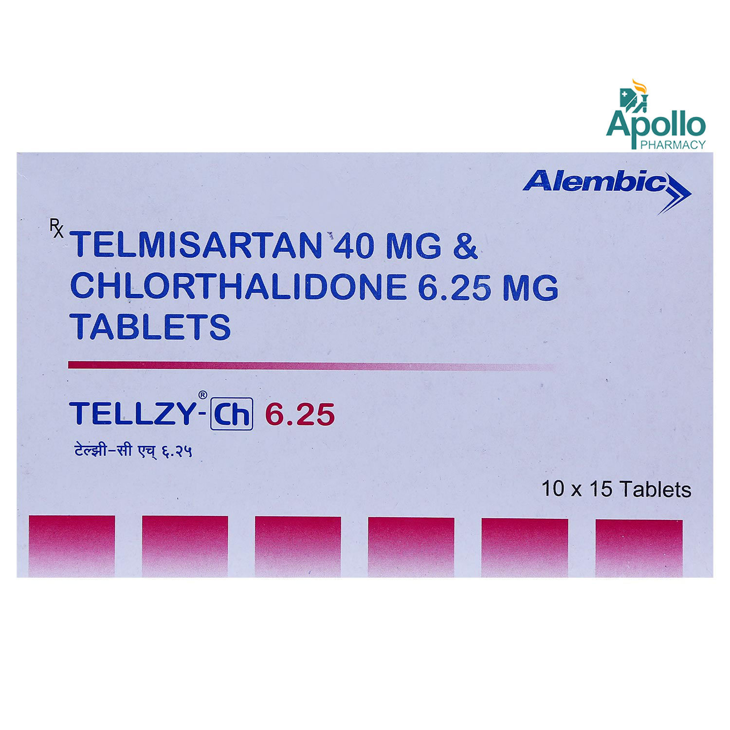 Tellzy-CH 6.25 Tablet | Uses, Side Effects, Price | Apollo Pharmacy