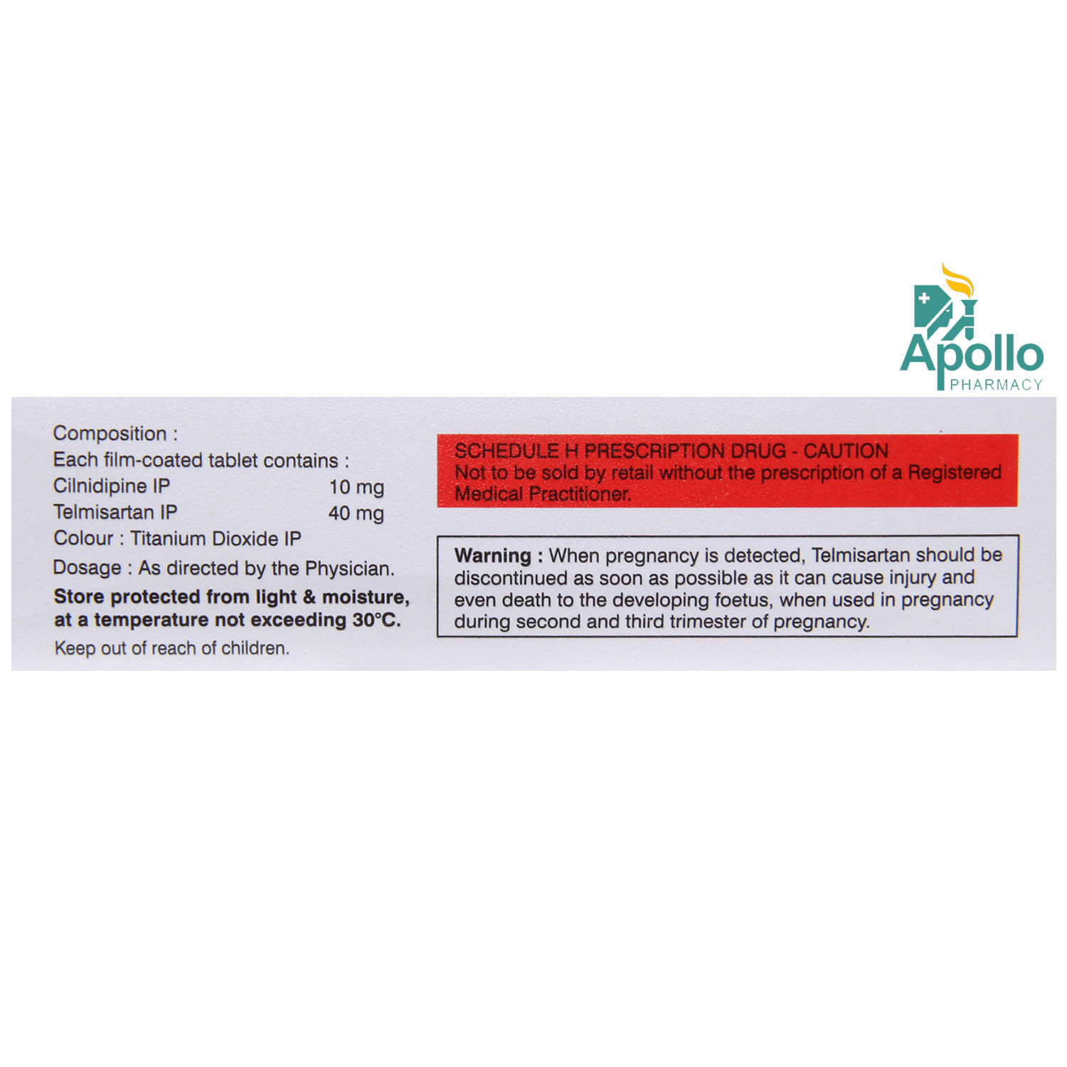 Telvas-LN 40 Tablet | Uses, Side Effects, Price | Apollo Pharmacy