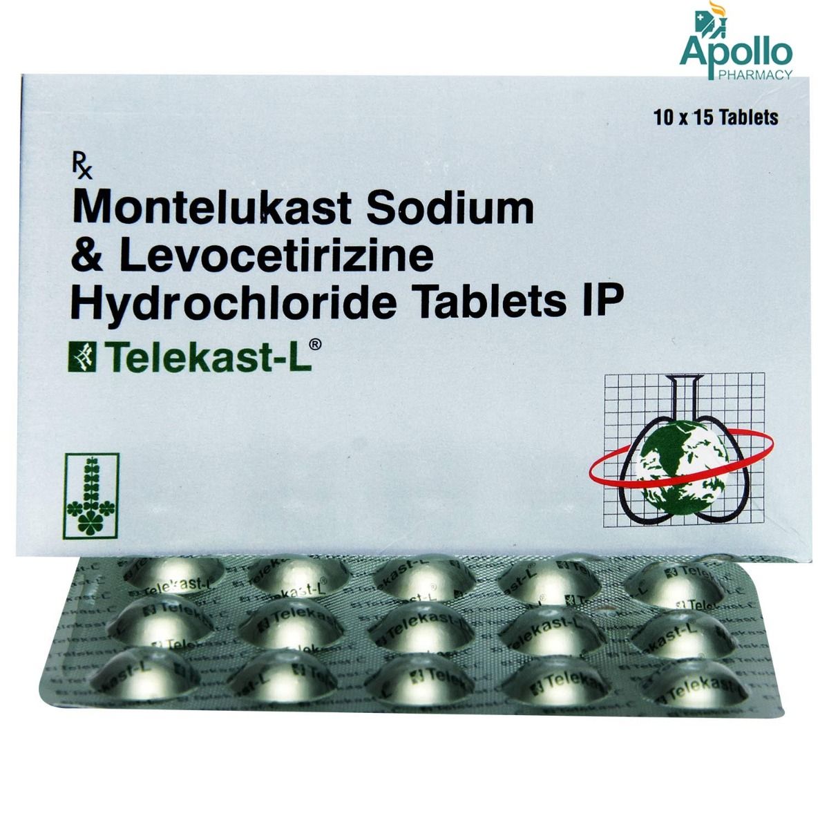 Telekast-L Tablet 15's Price, Uses, Side Effects, Composition - Apollo ...