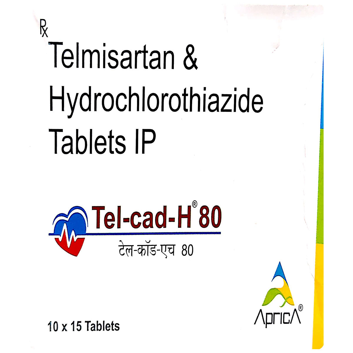 Tel-Cad-H 80 Tablet | Uses, Side Effects, Price | Apollo Pharmacy