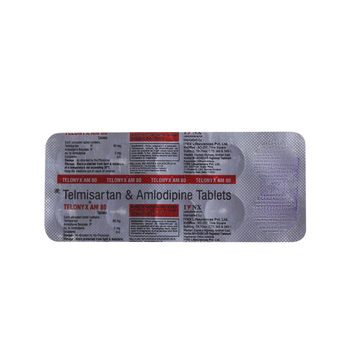 Telonyx AM 80 Tablet 10's Price, Uses, Side Effects, Composition ...