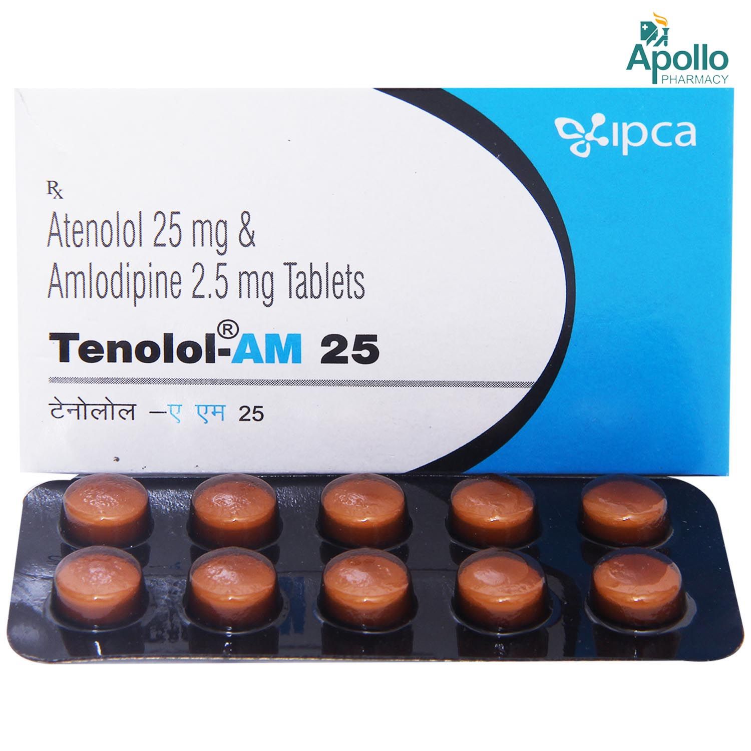 TENOLOL AM 25MG TABLET Price, Uses, Side Effects, Composition - Apollo ...