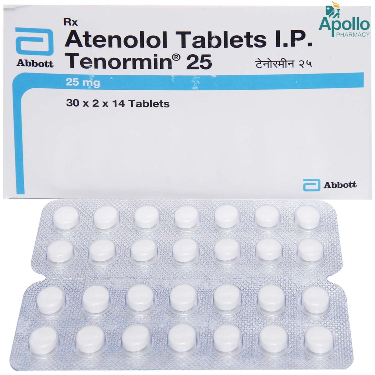 Tenormin 25 Tablet 14's Price, Uses, Side Effects, Composition - Apollo ...