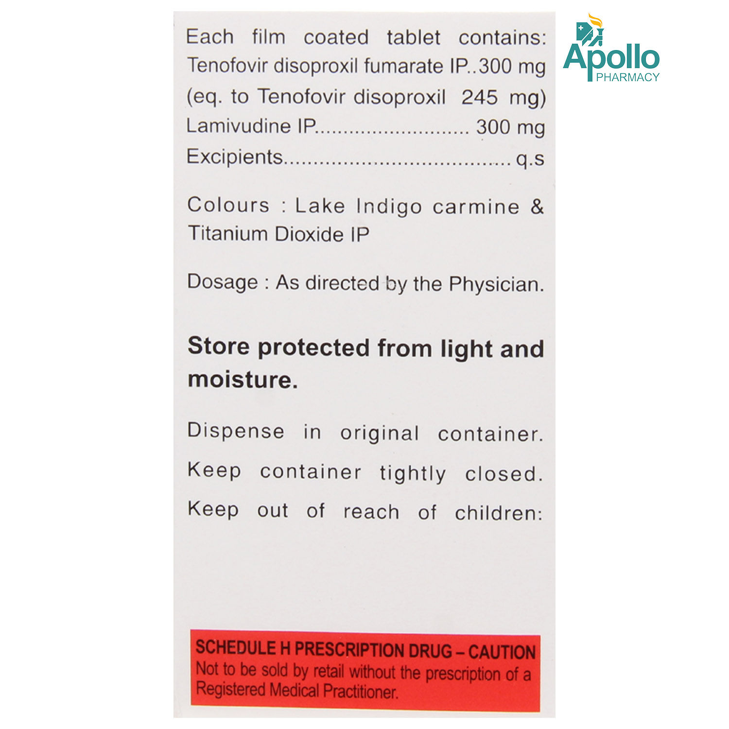 Tenolam Tablet 30's Price, Uses, Side Effects, Composition - Apollo ...