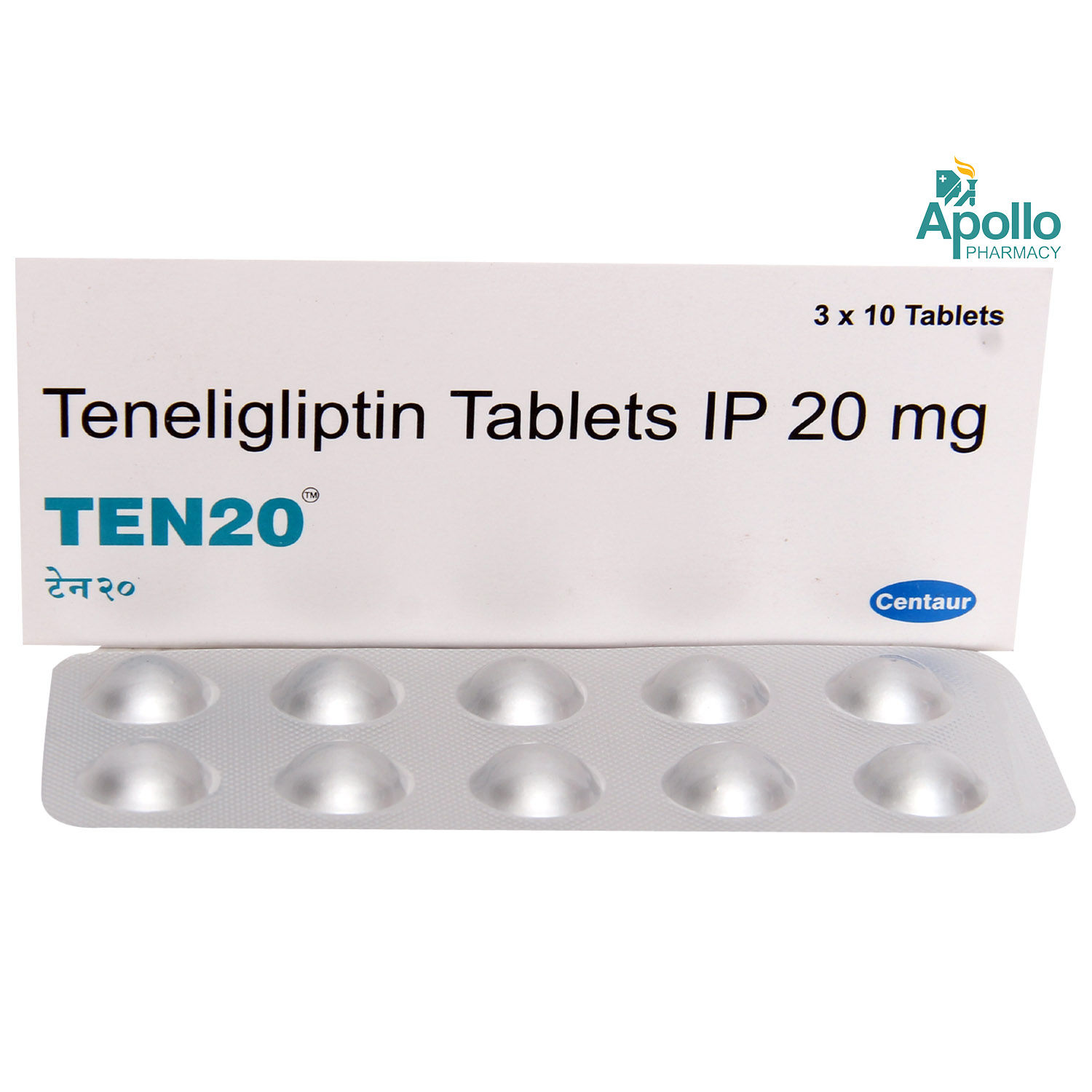 Ten20 Tablet 10's Price, Uses, Side Effects, Composition - Apollo Pharmacy