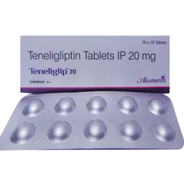 Teneliglip 20 Tablet | Uses, Side Effects, Price | Apollo Pharmacy