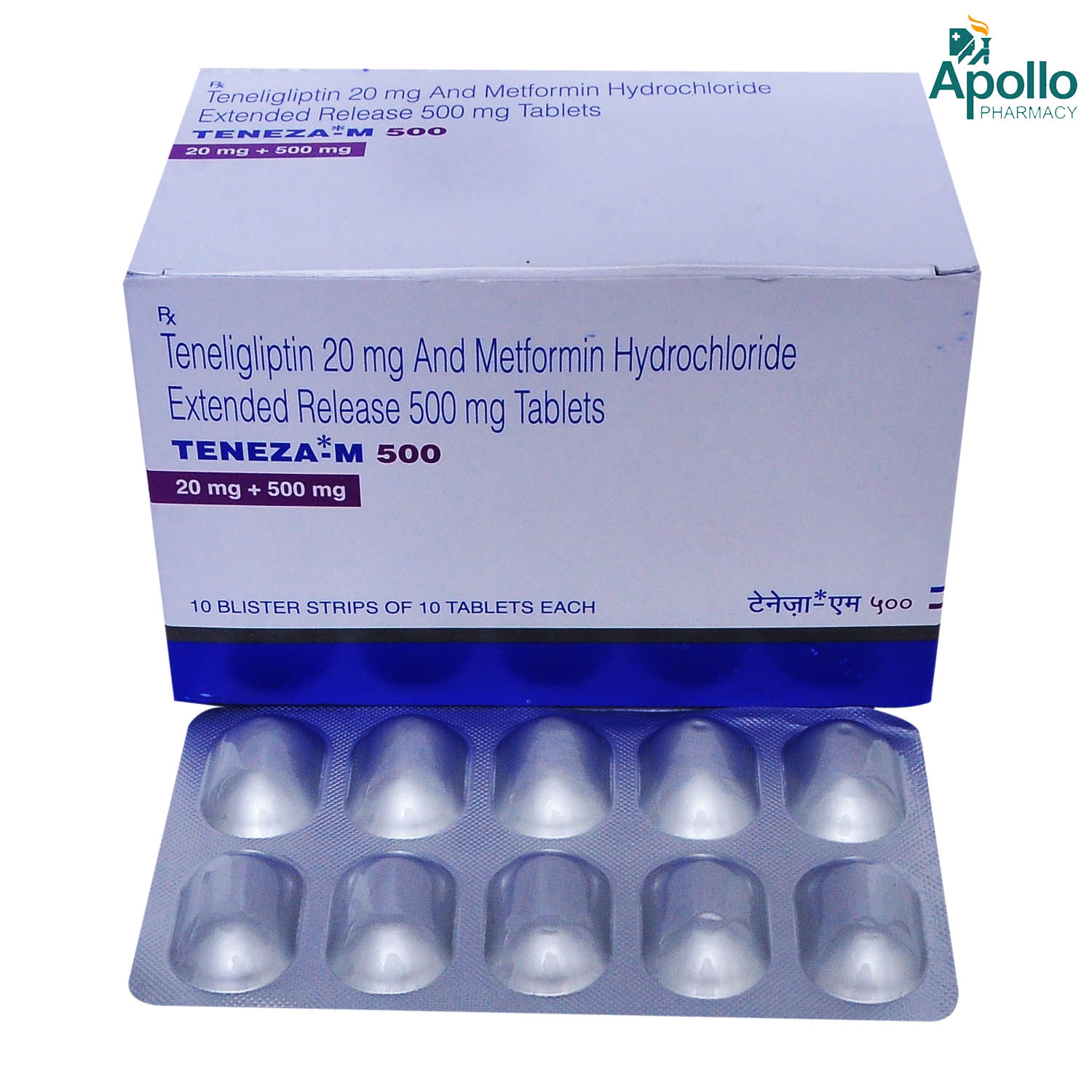 Teneza-M 500 Tablet 10's Price, Uses, Side Effects, Composition ...