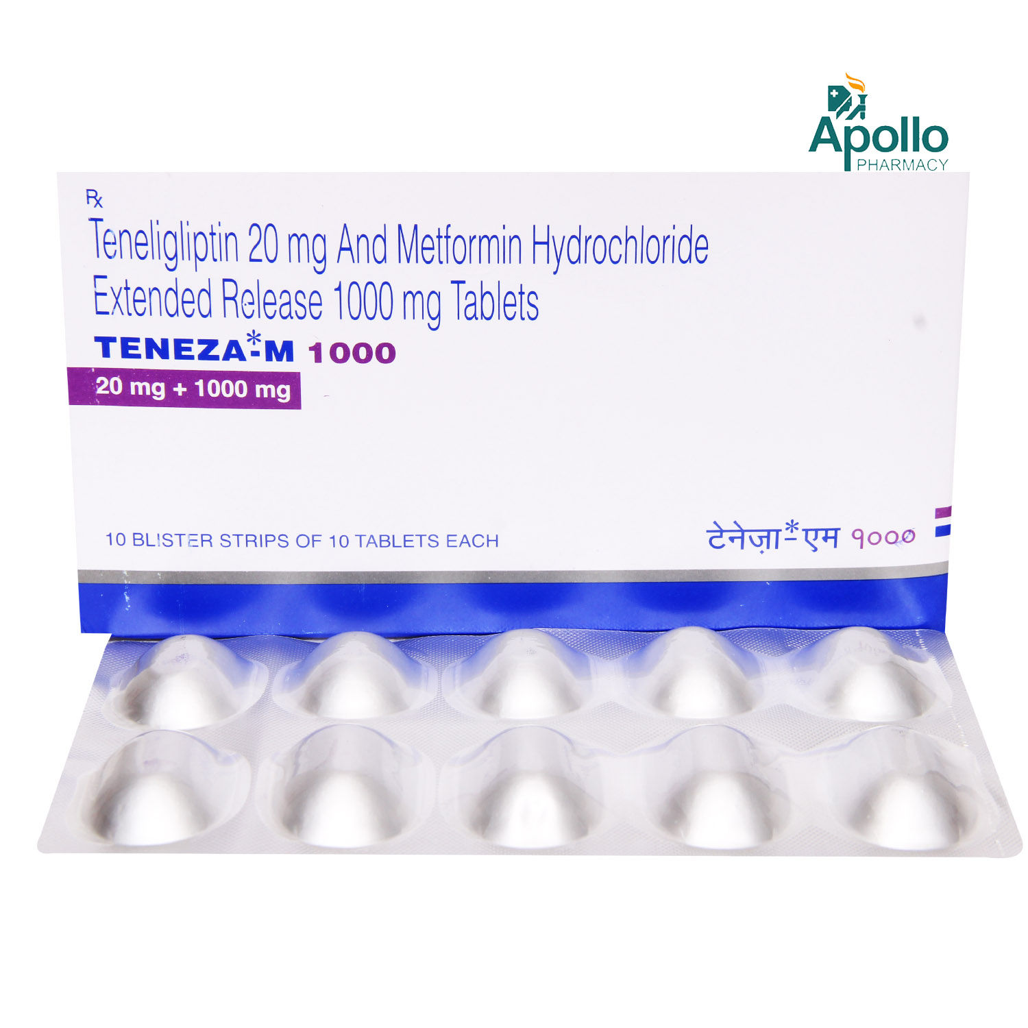 Teneza M 1000 Tablet 10's Price, Uses, Side Effects, Composition ...