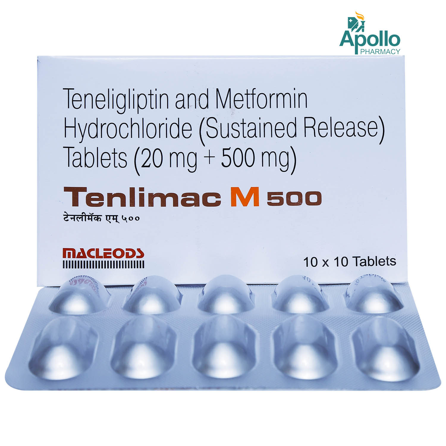 Tenlimac M 500 Tablet 10's Price, Uses, Side Effects, Composition ...
