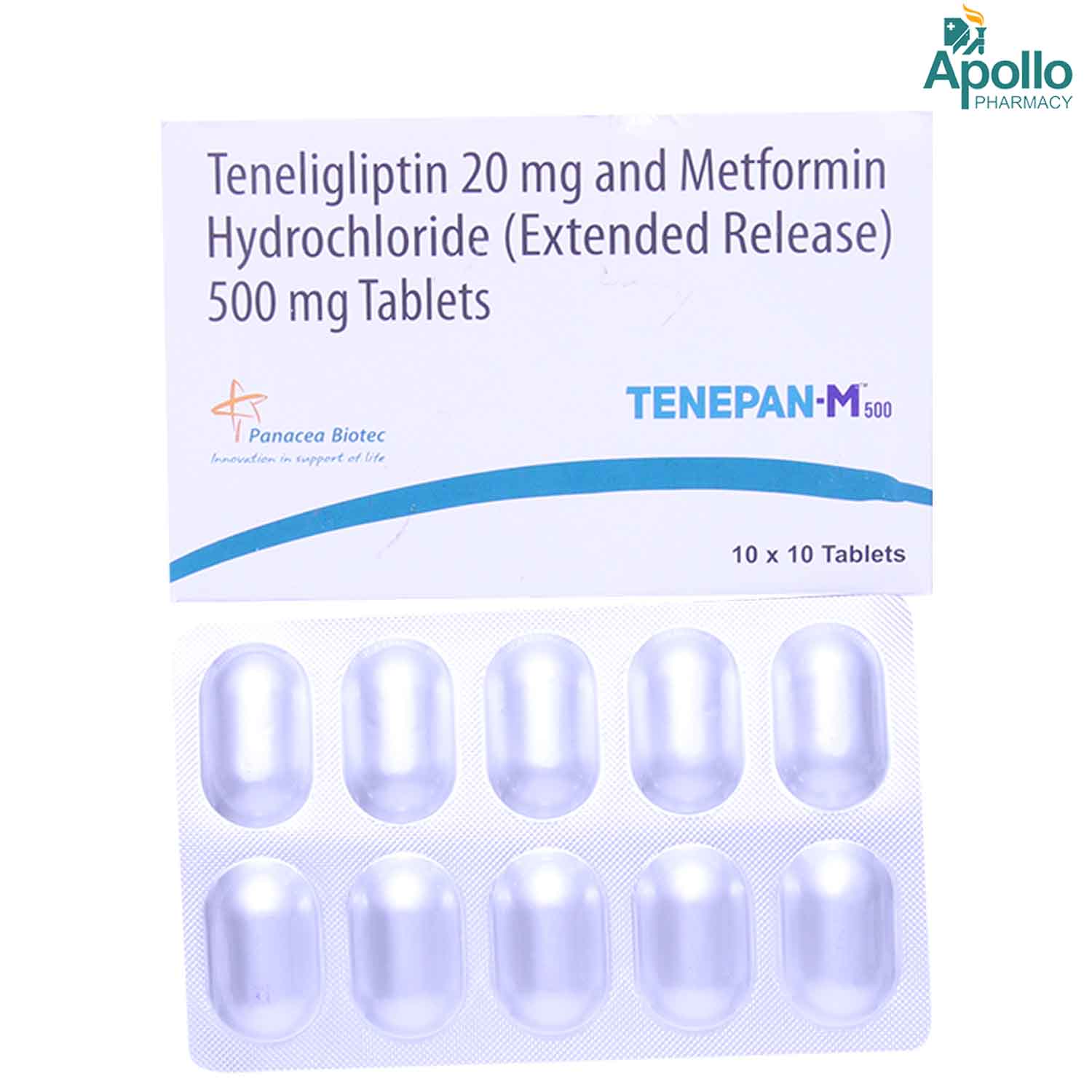 Tenepan-M 500 Tablet | Uses, Side Effects, Price | Apollo Pharmacy