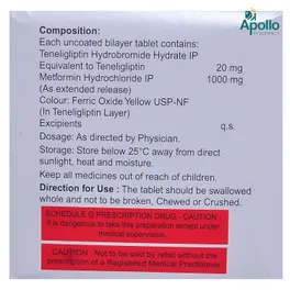 Tenali M 1000 Tablet | Uses, Side Effects, Price | Apollo Pharmacy