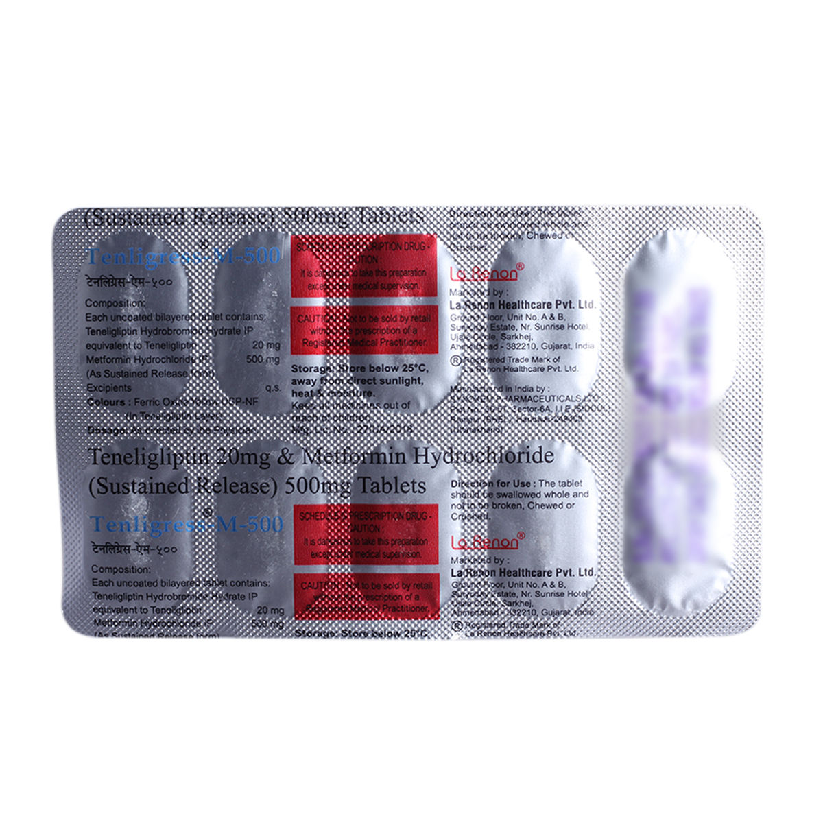 Tenligress M 500 Tablet | Uses, Side Effects, Price | Apollo Pharmacy