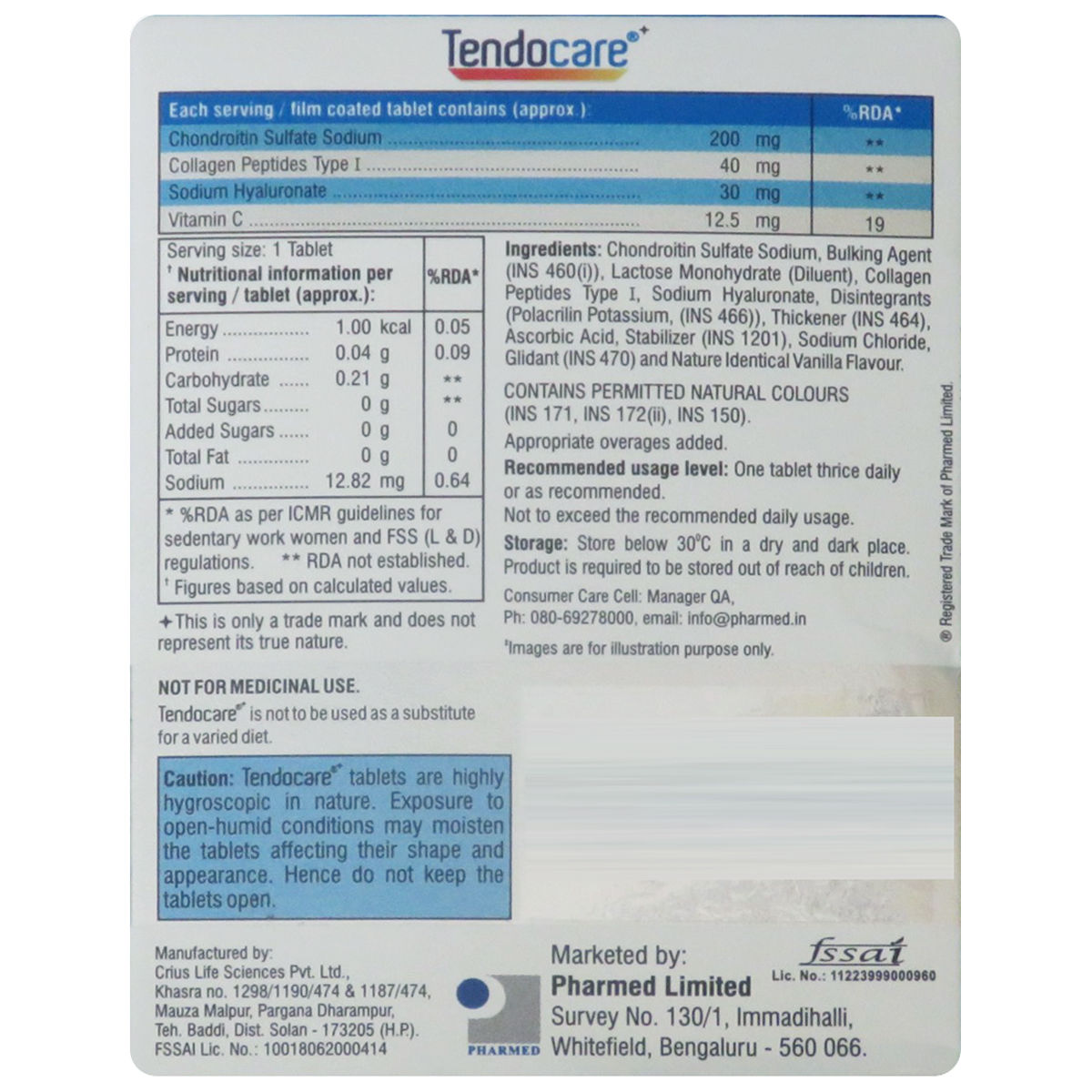 Tendocare Tablet | Uses, Side Effects, Price | Apollo Pharmacy