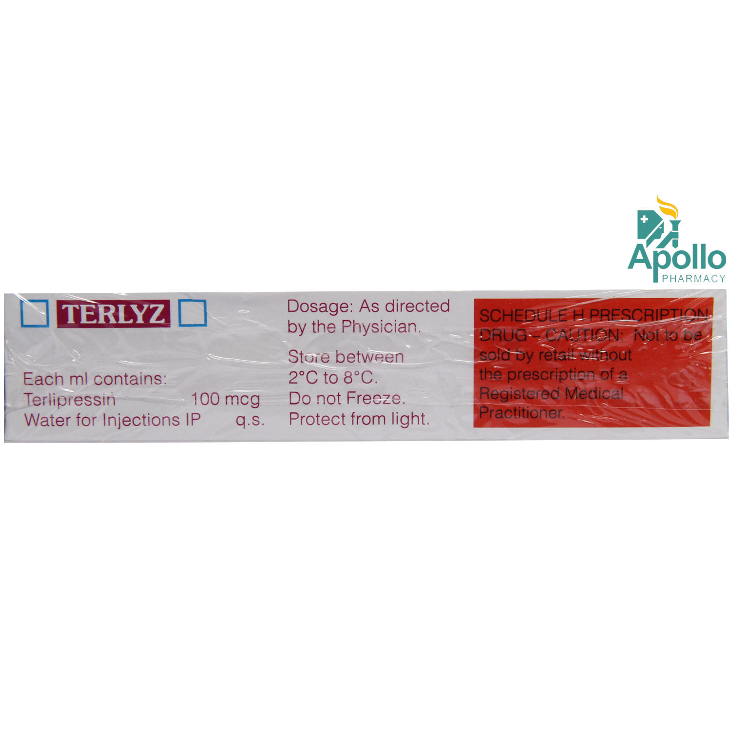 TERLYZ INJECTION 10ML Price, Uses, Side Effects, Composition - Apollo ...