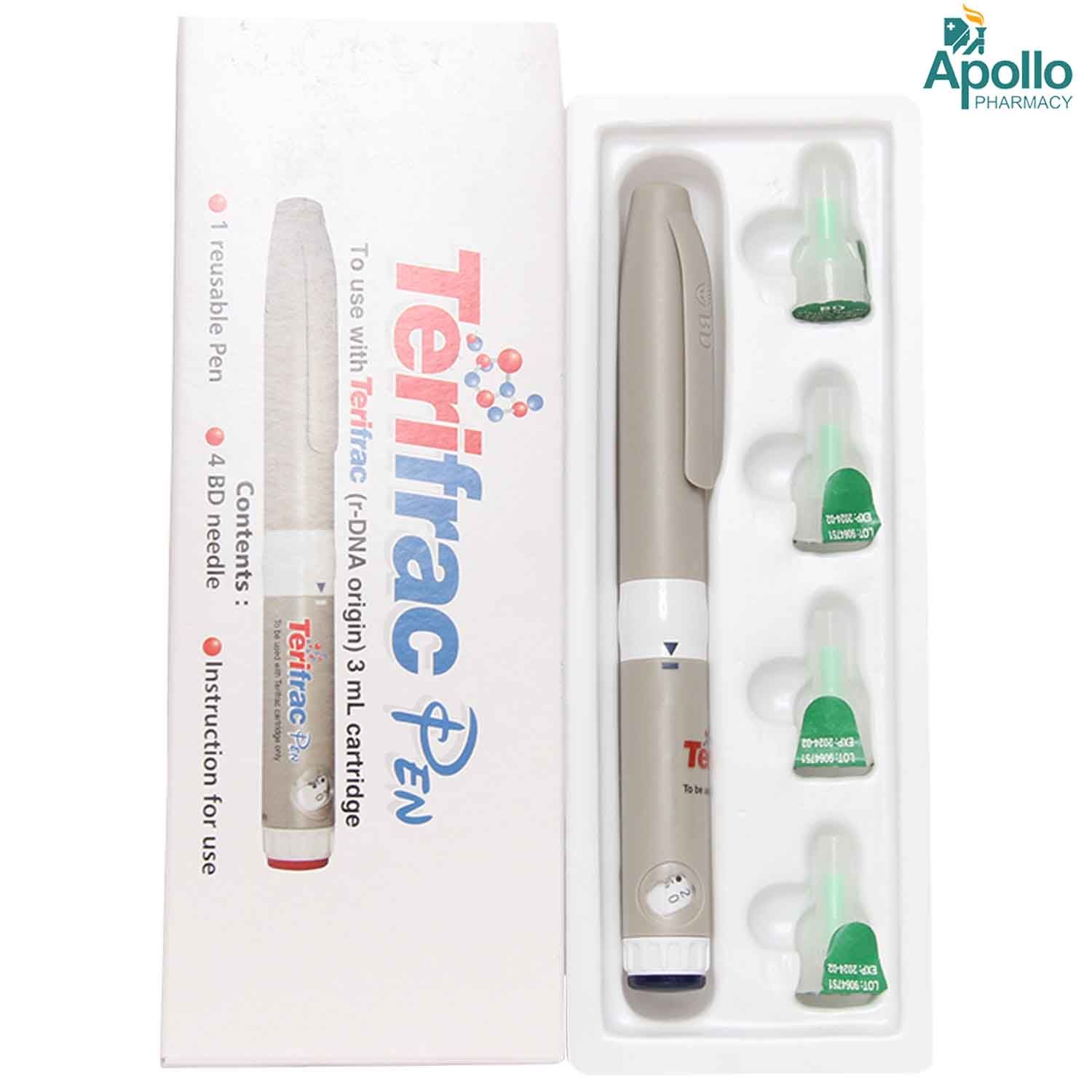 Terifrac Pen Price, Uses, Side Effects, Composition - Apollo Pharmacy