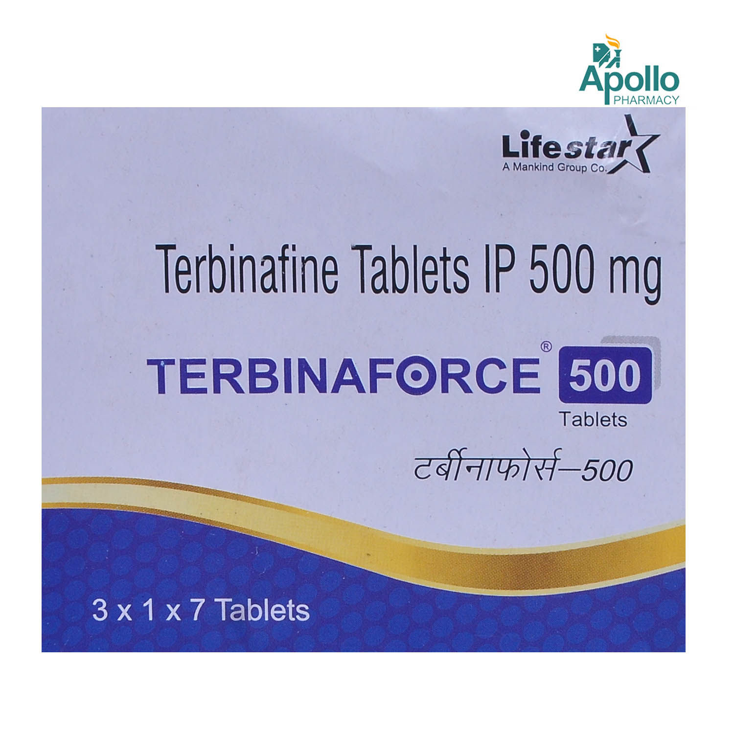 Terbinaforce 500 Tablet | Uses, Side Effects, Price | Apollo Pharmacy