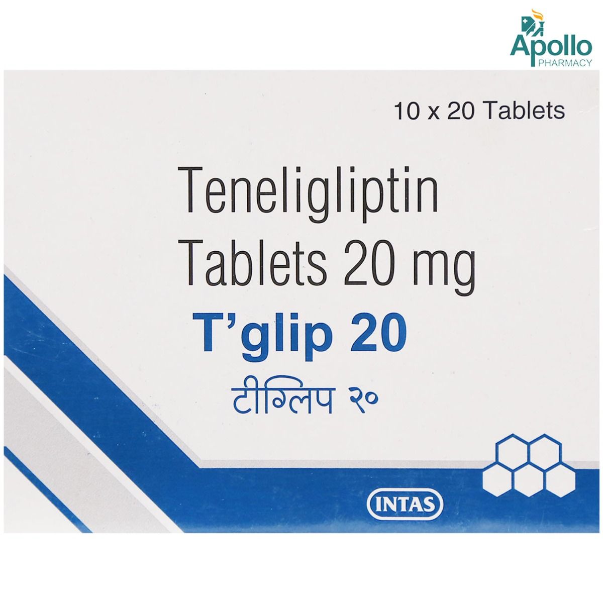 Tglip 20 Tablet 20's Price, Uses, Side Effects, Composition - Apollo ...