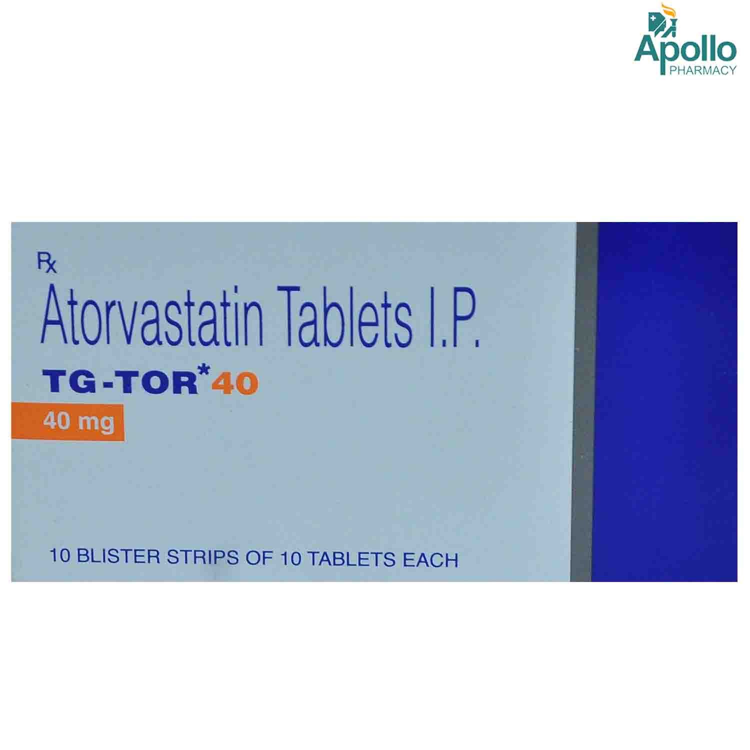TGTOR 40MG TABLET | Uses, Side Effects, Price | Apollo Pharmacy