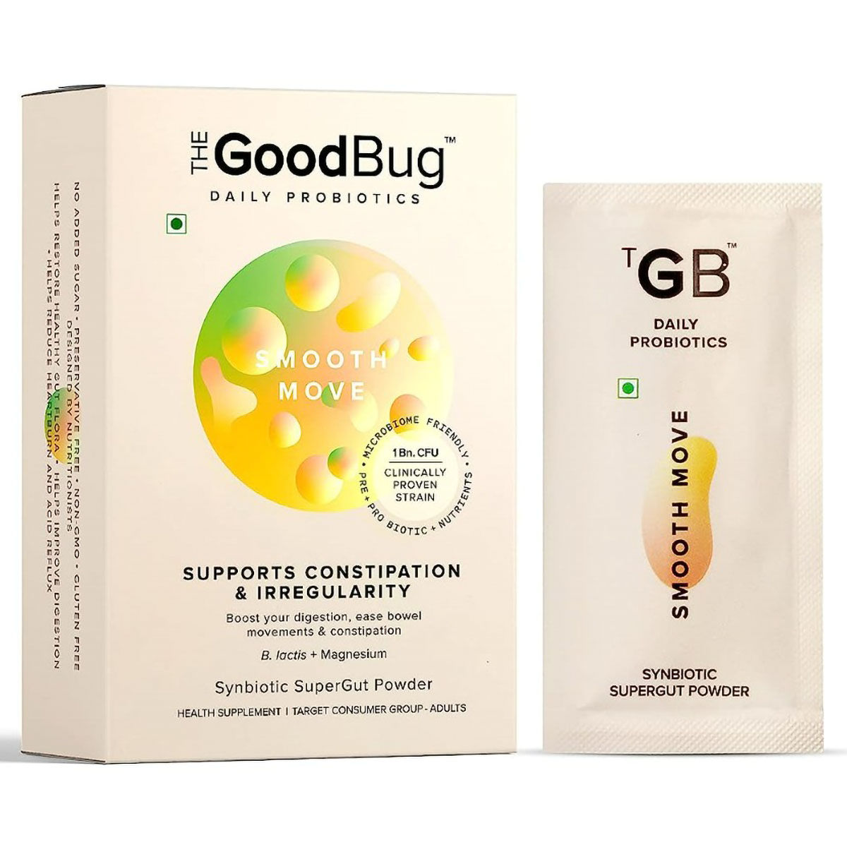 Buy The Good Bug Smooth Move Synbiotic Supergut Powder for Constipation ...