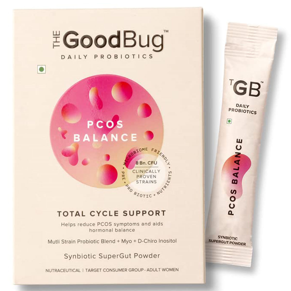 Buy The Good Bug PCOS Balance Synbiotic Supergut Powder for Women, 4 gm ...