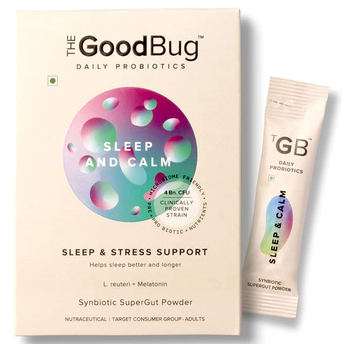 Buy The Good Bug Sleep & Calm Supergut Vanilla Flavour Powder, 2gm x 15 ...