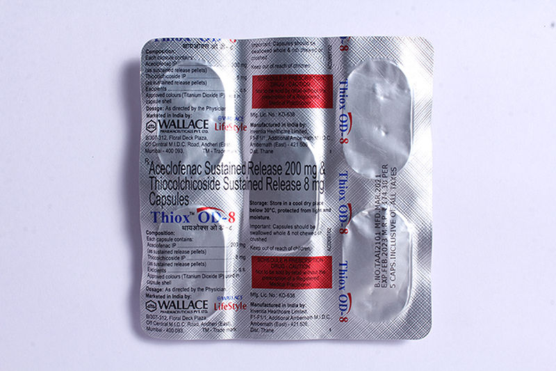 THIOX OD 8MG CAPSULE Price, Uses, Side Effects, Composition - Apollo Pharmacy