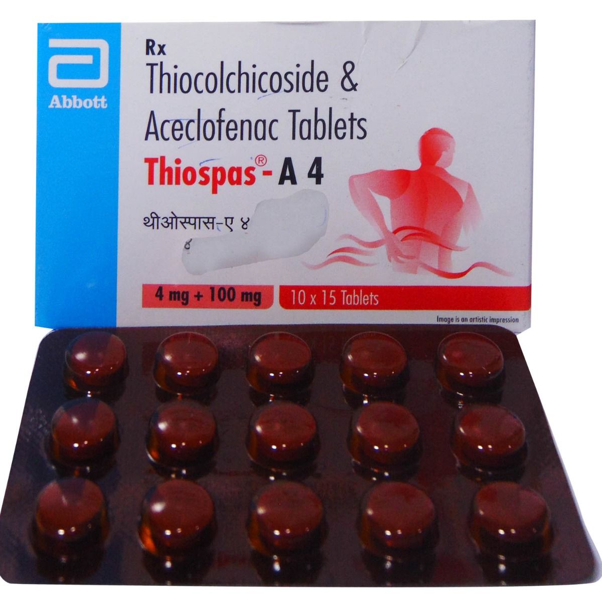Thiospas-A 4 Tablet 15's Price, Uses, Side Effects, Composition ...